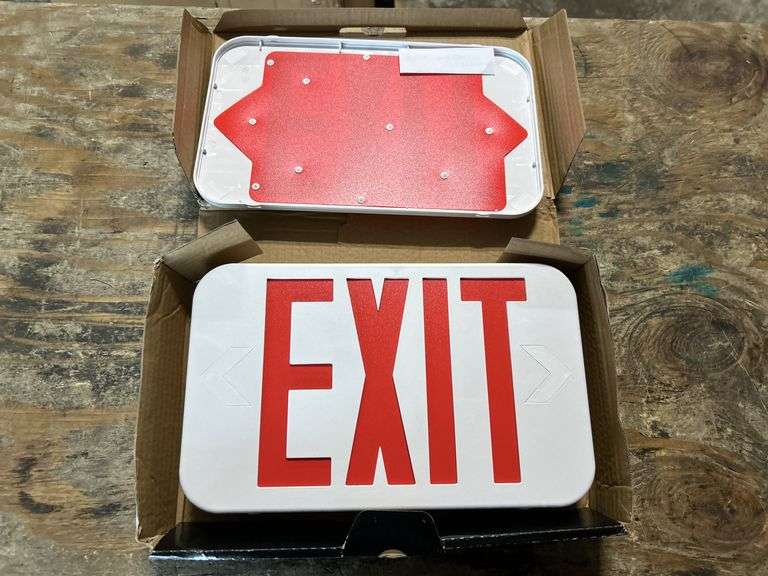 Compass LED Emergency Exit Sign Ceiling/Wall Nickel Cadmium - CER ...