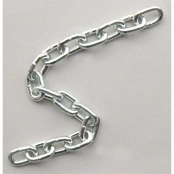 Dayton 50' 520 lbs. 2/0 Trade Size Carbon Steel Straight Coil Chain ...
