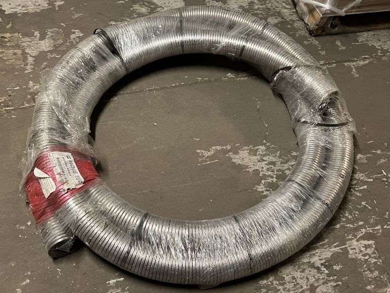 Hose Tec 3" x 25' Stainless Steel Interlocked Rough Bore Hose - HTS4200 ...