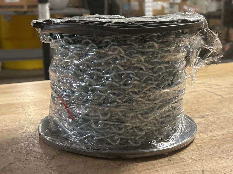 Campbell 43 Lbs 100' Zinc Finish Single Jack Weldless Chain ...