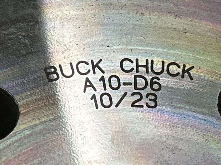 Buck Chuck 10" Lathe Chuck Adapter Back Plate - A10D6 - MSRP $416.00 ...