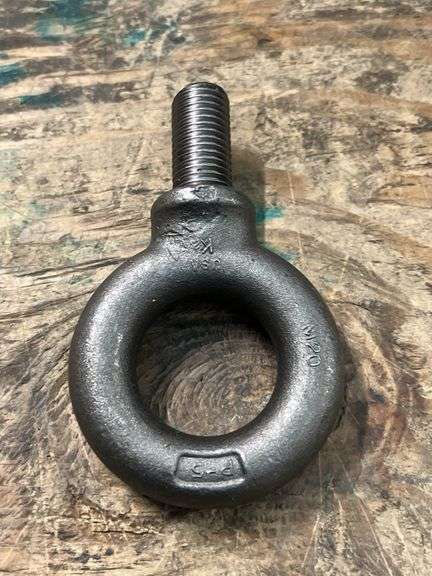 (2) M20 x 2.50 Thread Steel Fixed Lifting Eye Bolt PK10 - 59243 - MSRP ...