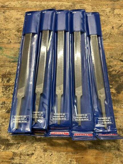 (50) Westward Double-Cut Single Edge Cut Second Cut 8" Lg Pillar File ...