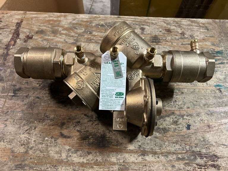 Zurn 2" 975XL2 Series Bronze Reduced Pressure Zone Backflow Preventer ...