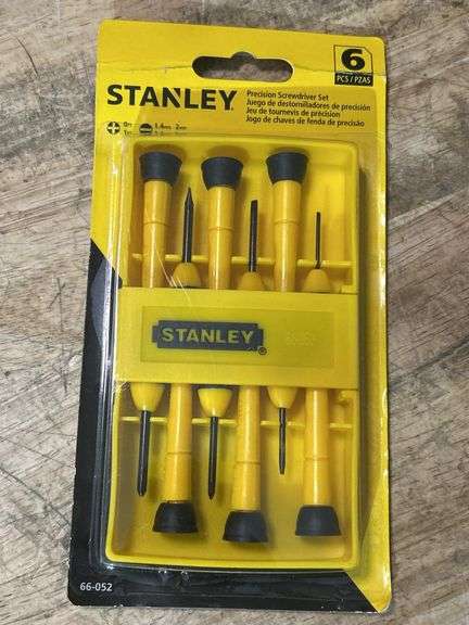 Stanley 6 Pcs Precision Screwdriver Set - 66052 - Redbird Tools LLC