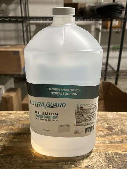 (2) Ultra-Guard 1 Gallon Non-Sterile Solution Premium Hand Sanitizer ...