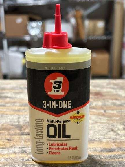 (4) 3-In-1 Amber 3 oz Multi Purpose Machine Oil - 4UJ34 - MSRP $20.76 ...