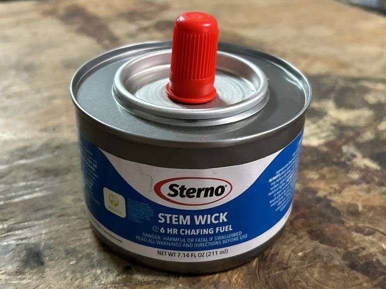 (6) Sterno Stem Wick 6 Hr Chafing Fuel 7.14 fl oz - 10101 - MSRP $29.97 ...
