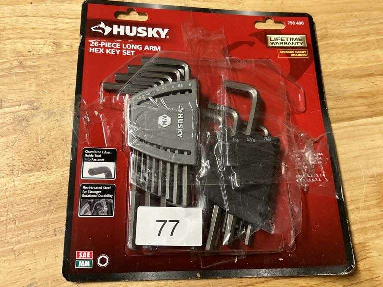 Husky SAE/Metric Long Arm Hex Key Set 26-Piece - 798 400 - Dan's ...