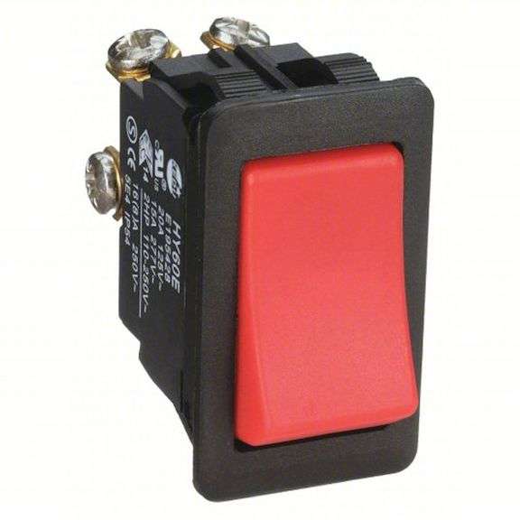 (2)Power First HY60E 2HP DPST Momentary On/Off Rocker Switch PK25 ...