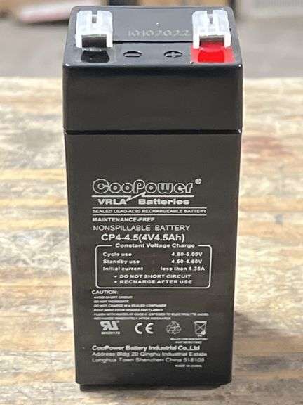 (4) Value Collection 4V 4.5Ah Sealed Lead Acid Battery - 2UKL1 - MSRP 4 ...