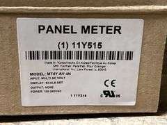 (2) Autonics MT4Y AC Volt Digital Panel Meter - MT4Y-AV-4N - MSRP 2 ...