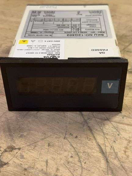 (4) 0-20VDC 19999 Display Span Multi-Function Digital Panel Meter ...