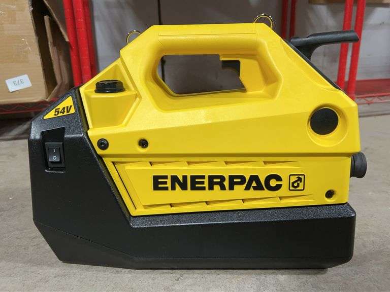 Enerpac 4L 3/2 Man 54VDC 115VAC 1PH 2 Batteries Single Acting 10000 PSI ...