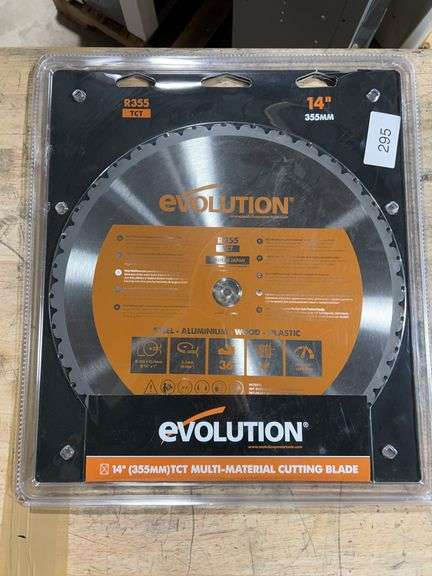 (2) Evolution 14" Blade Dia x 0.09" Cut Wd x 1" Arbor 36 Teeth Carbide ...