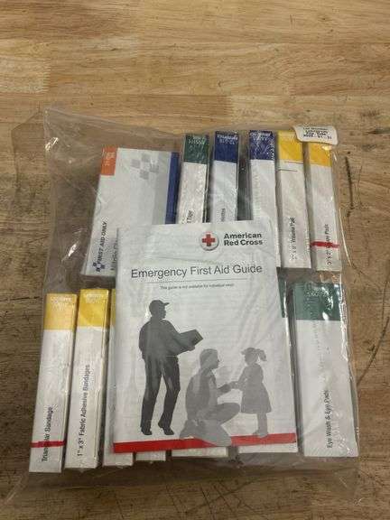 (2) First Aid Only 25 People Served Wound Dressing Kit - 3JNA7 - MSRP 2 ...