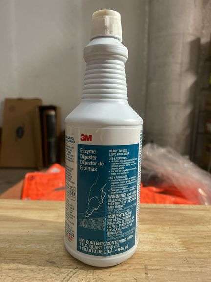 (4) 3M 32 oz RTU Liquid Enzyme Digester - 34753 - MSRP 4 @ $15.40 each ...