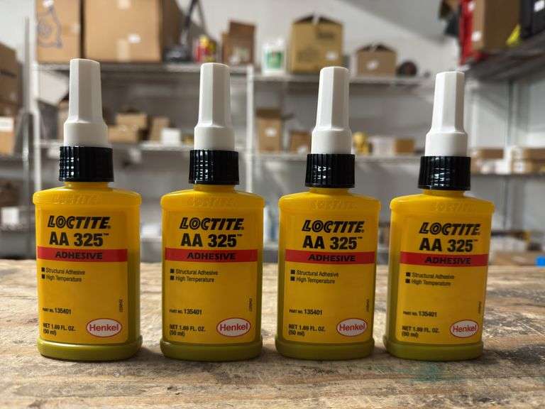 (4) Loctite 50mL Activator Cured AA 325 Acrylic Adhesive - 135401 ...