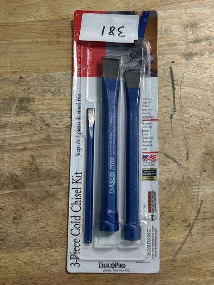 DascoPro 3-Piece Cold Chisel Kit Model 44 - 897586 - Redbird Tools LLC