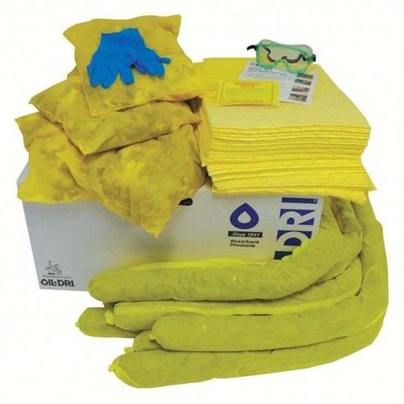 Oil-Dri 30 Gal Volume Absorbed Per Kit Universal Spill Kit - L90440RG ...