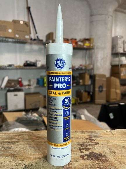 (9) GE 10 oz White Painter's PRO Seal & Paint - 95789 - MSRP 9 @ $11.25 ...