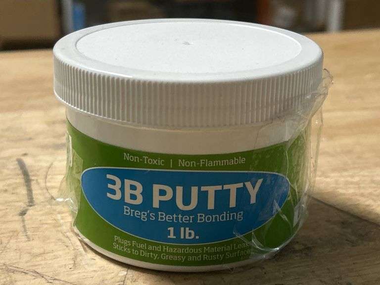 (4) 3B Putty 1 Lb Gray Non-Toxic Non-Flammable Drum Putty - BPUTY1 ...