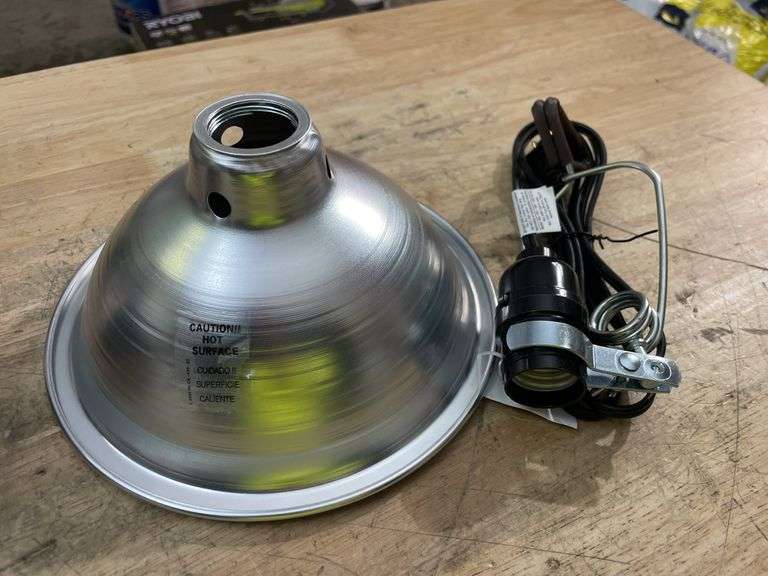 Bayco 8-1/2" Clamp Light Aluminum Reflector Spring Steel Clamp PK2 ...