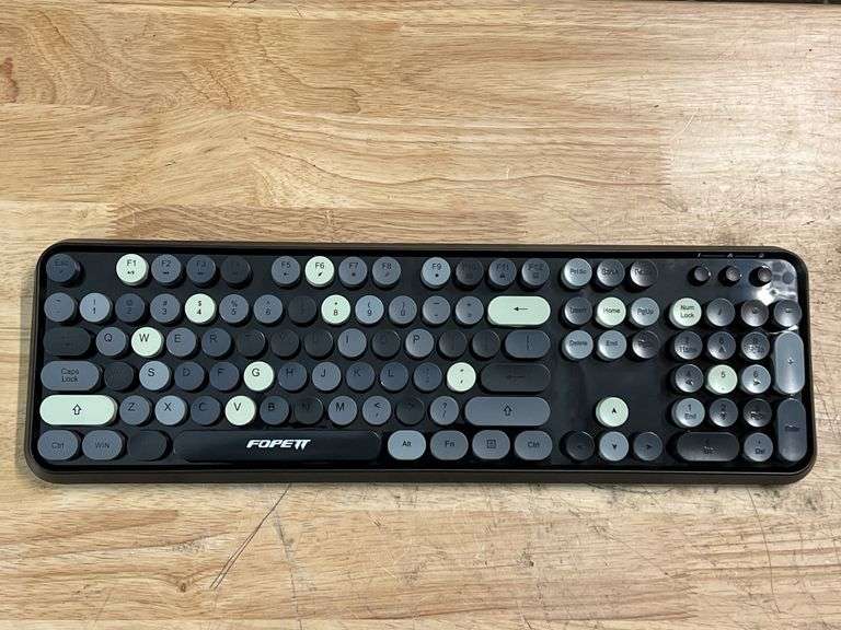 Fopett 2.4G 104 Round Keys Wireless Keyboard with Mouse Combo - MSRP ...