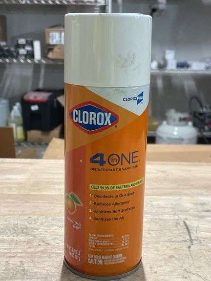 (4) CloroxPro Cloroz 14oz 4-in-One Fresh Citrus Disinfectant ...