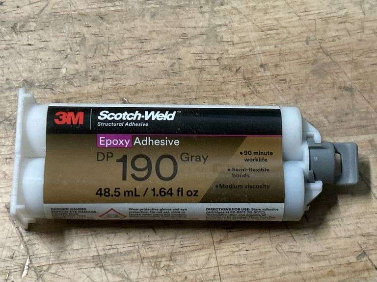 (2) 3M Scotch-Weld 48.5 mL Duo-Pak Gray Epoxy Adhesive - DP190 - MSRP 2 @ $44.79 each - Redbird ...