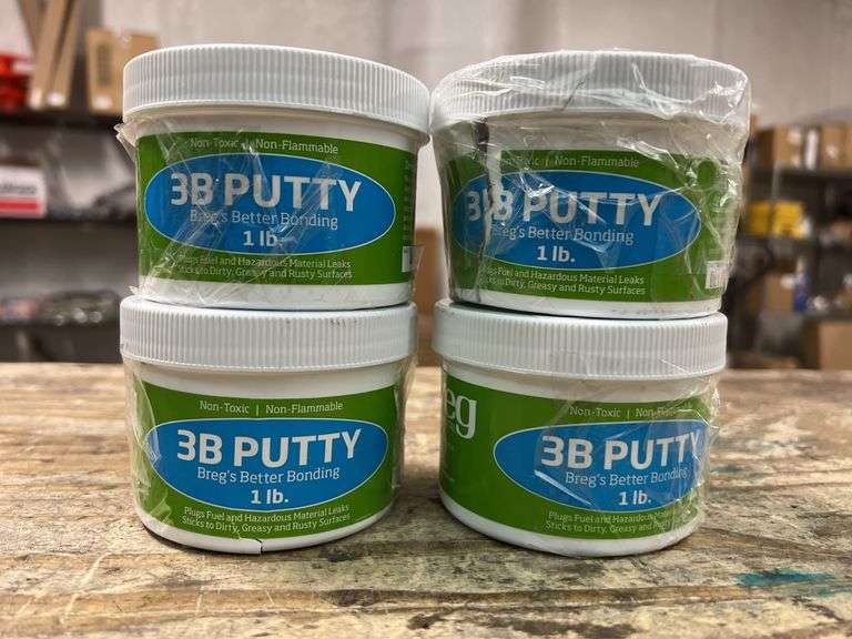 (4) 3B Putty 1Lb Metal Fuels/Chemicals & other Fluids Drum Putty ...