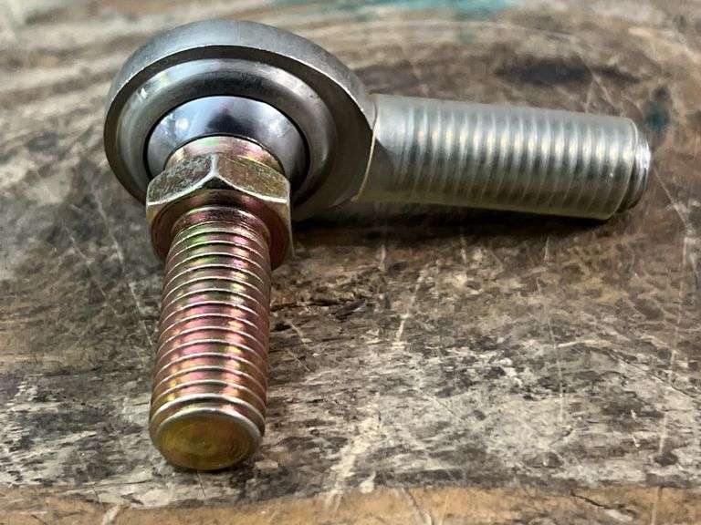 (4) QA1 14 mm Dia Male Studded Left Hand Thread Spherical Rod End ...