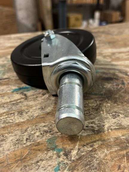 (4) Value Collection 5" 200 Lb Sanitary Friction-Ring Stem Caster ...