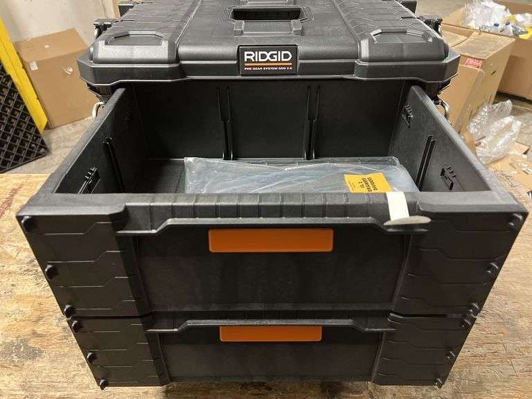 Ridgid 2.0 Pro Gear System XL 2 Drawers Modular - 257067 - MSRP $109.00 ...