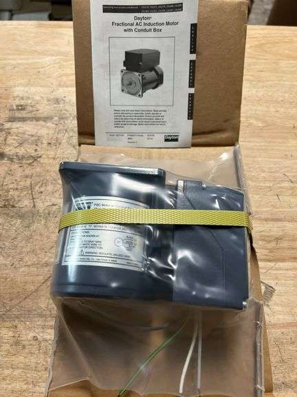 Dayton 1/19HP 220V PSC Motor with Conduit Box - 23L380 - MSRP $248.94 ...