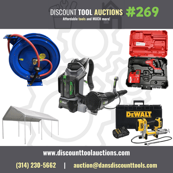 Dan's Discount Tools Auction #269 - Redbird Tools LLC