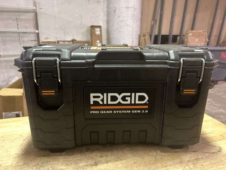 Ridgid Pro Gear System Gen 2.0 Stackable Durable 22" Modular Tool Box ...