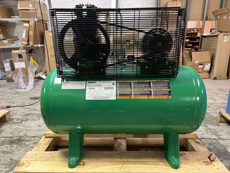 Speedaire 3 HP 1 Stage 30 gal 9.1 cfm 135 Psi Electric Air Compressor ...
