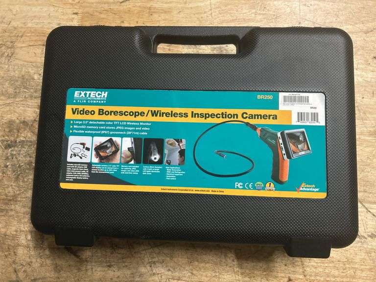 Extech Video Borescope/Wireless Inspection Camera - 5CVT1 - MSRP $358. ...