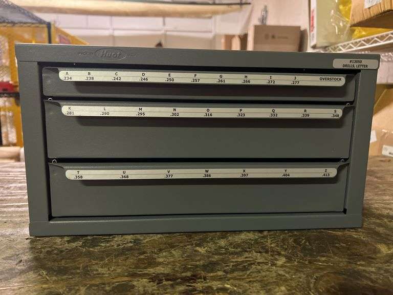 Huot 26-Compartments Letter Drill Bit Dispenser For A to Z Drill Bits ...