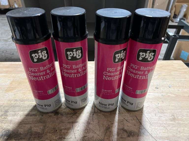 (4) Pig 18 oz White Neutralizing Aerosol Spray - CLN1003 - MSRP 4 @ $16 ...