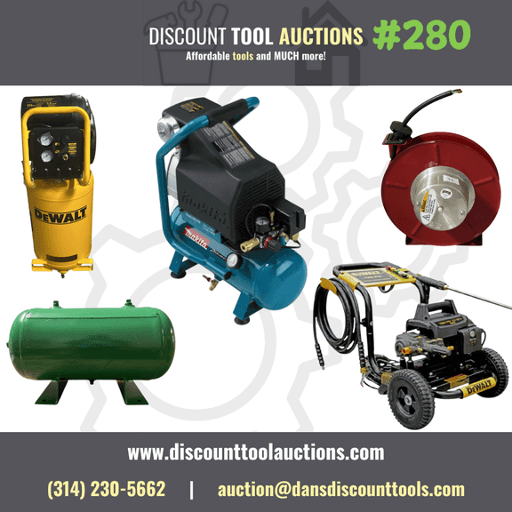 Dan's Discount Tools Auction #280 - Redbird Tools LLC