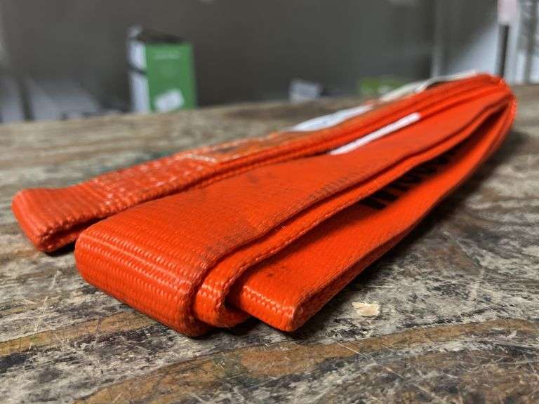 Wisconsin Lifting Specialists 2"W x 4'L Orange 1 Ply Nylon Endless ...