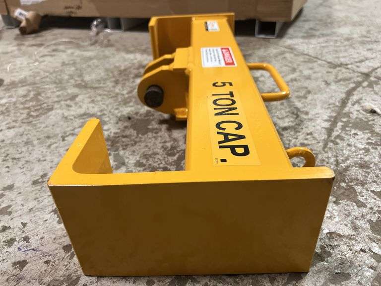 Caldwell 25" x 19" x 1/4" Double Fork Pockets Forklift Lifting Beam ...