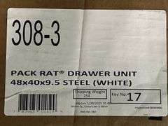 Weather Guard 48 x 40 x 9.5 Steel White PACK RAT Drawer Unit - 308-3 ...