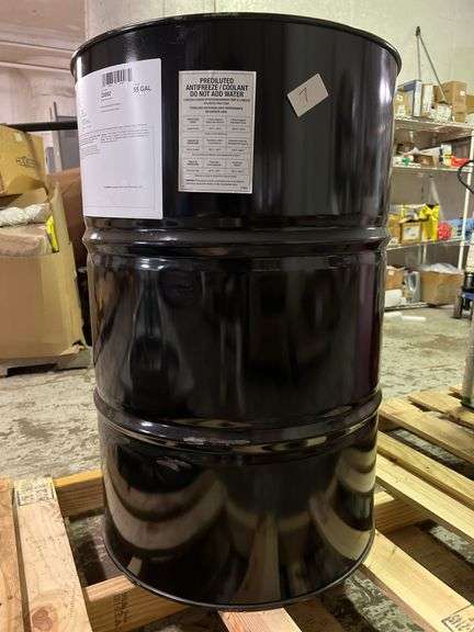 Zerex 55 Gal Ethylene Glycol Green Pre-Deluted Antifreeze Coolant ...