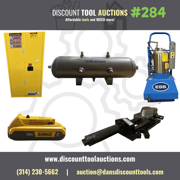 Dan's Discount Tools Auction #284 - Redbird Tools LLC