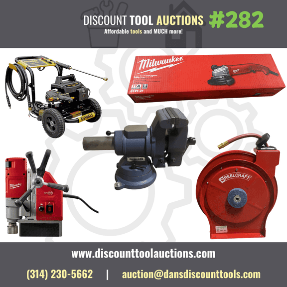 Dan's Discount Tools Auction #282 - Redbird Tools LLC
