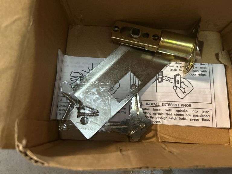 (4) Premier Lock Keyed Alike Entry Door Lever Lock Set - LEV02X - MSRP ...