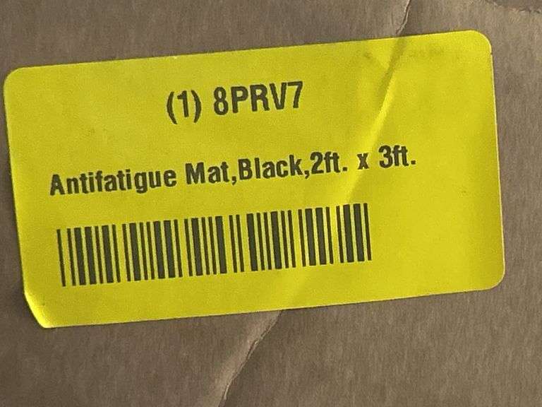 Notrax 2 Ft x 3 Ft Black PVC Foam Beveled Edge Pebble Anti-Fatigue Mat ...